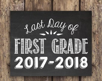 First grade sign | Etsy