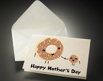 Donut card | Etsy