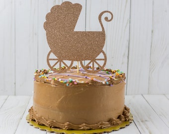 Stroller cake topper | Etsy