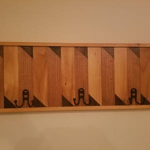 Wood coat rack | Etsy