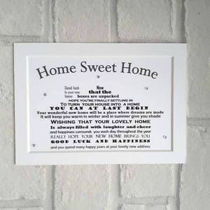 Housewarming poem | Etsy