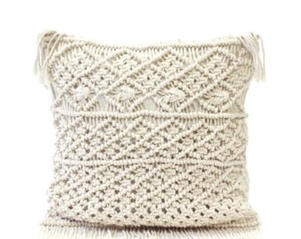 Macrame pillow | Etsy