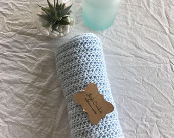 True Blue Infinity Scarf