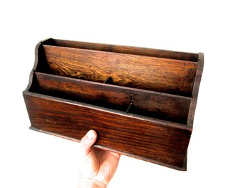 Wooden letter rack | Etsy