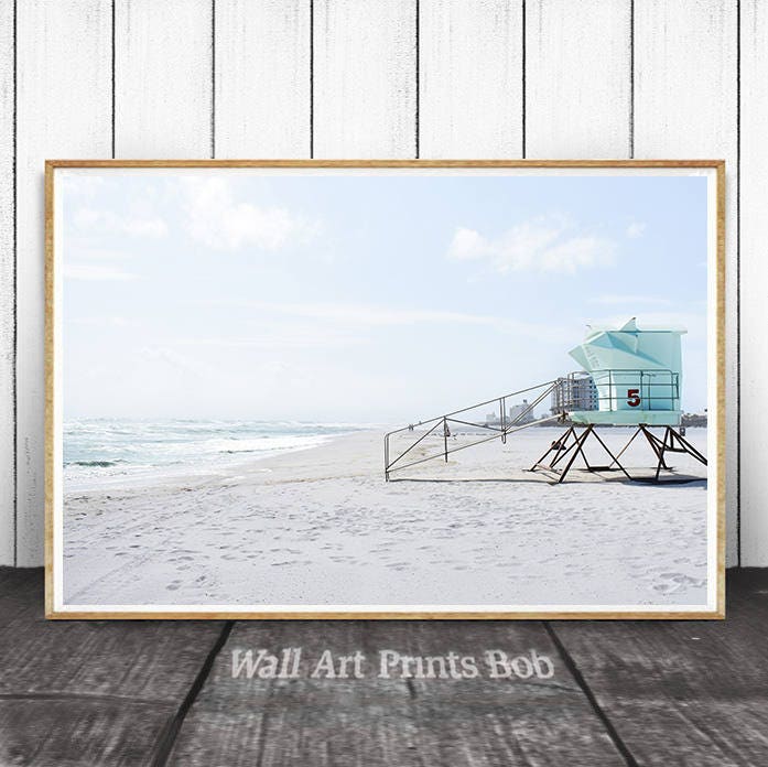 Beach Print Beach Decor Ocean Print Ocean Waves Print