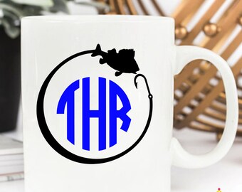 Fishing decal | Etsy