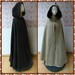 hooded cape wool / hooded cloak woolen / woolen hooded cape