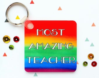 Teacher name tag | Etsy