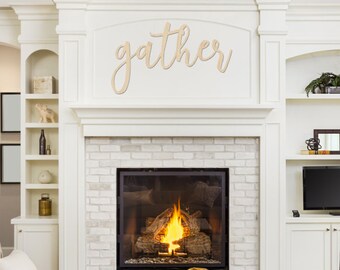 Large gather sign | Etsy