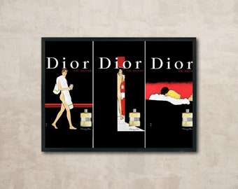 Dior poster | Etsy