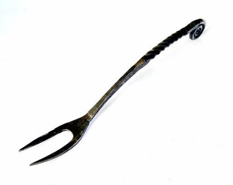 Forged Fork Viking Fork Medieval Fork Rustic Fork Forged