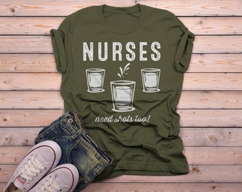 Funny nurse shirts | Etsy
