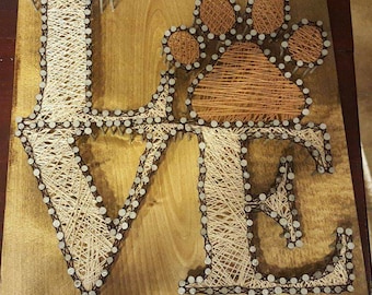 Dog string art | Etsy