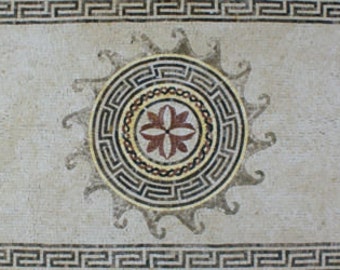 Greek key rug | Etsy