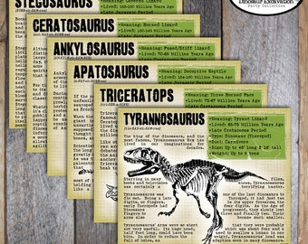 Dinosaur Paleontologist ID Badge Junior Paleontologist Badge