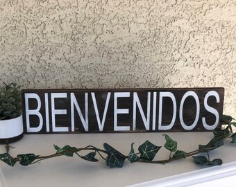 Bienvenidos sign | Etsy