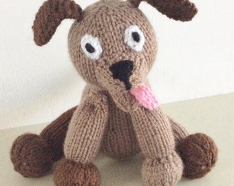 Knit dog pattern | Etsy