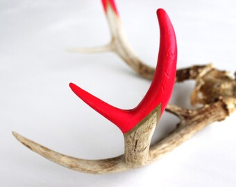 Pink antlers | Etsy