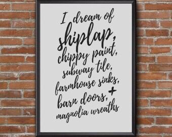 I dream of shiplap | Etsy