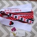 Personalized Minnie Mouse Ponytail Streamer