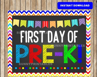 First day of pre k | Etsy