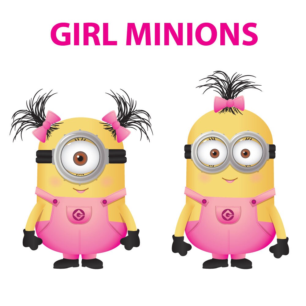 Minions svg filesgirl minionsvg files for silhouettesvg