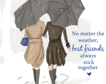 Sister Wall Art True Friendship FOUR Sisters Sisters