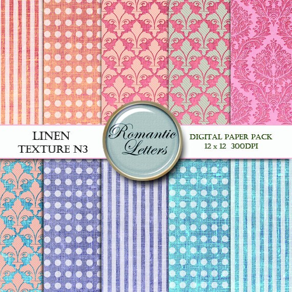 Digital paper linen texture digital scrapbooking linen