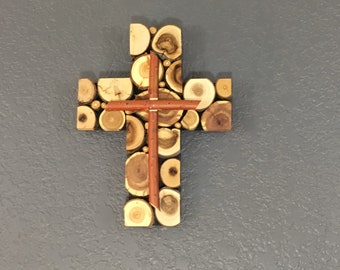Rustic wall cross | Etsy
