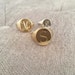 14k gold large signet ring