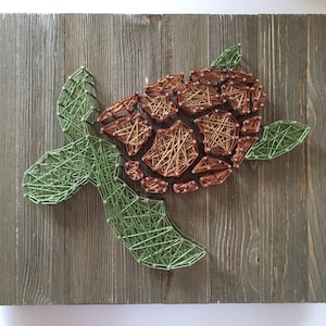 Turtle string art | Etsy