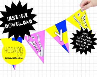 80s party banner | Etsy