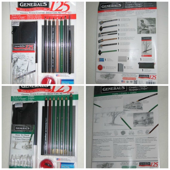 General's Sketch & Go Kits Artist Pencil Drawing Kits