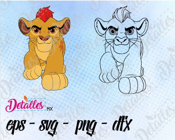 Kion The Lion Guard SVG Cut File Vector SVG Eps High Quality