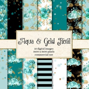 Teal paper flowers | Etsy