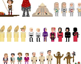 Doctor Who Themed Original Pixel Art by PixelWho on Etsy