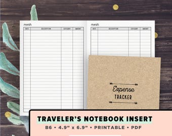 Expense notebook | Etsy