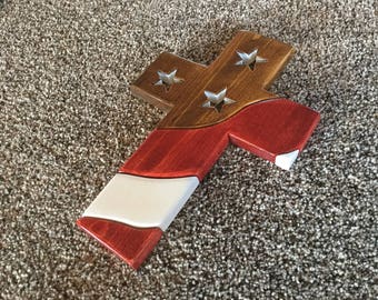 American flag cross | Etsy