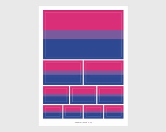 Bisexual flag | Etsy