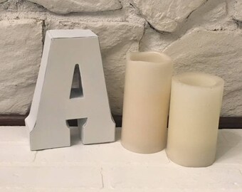 Small metal letters | Etsy