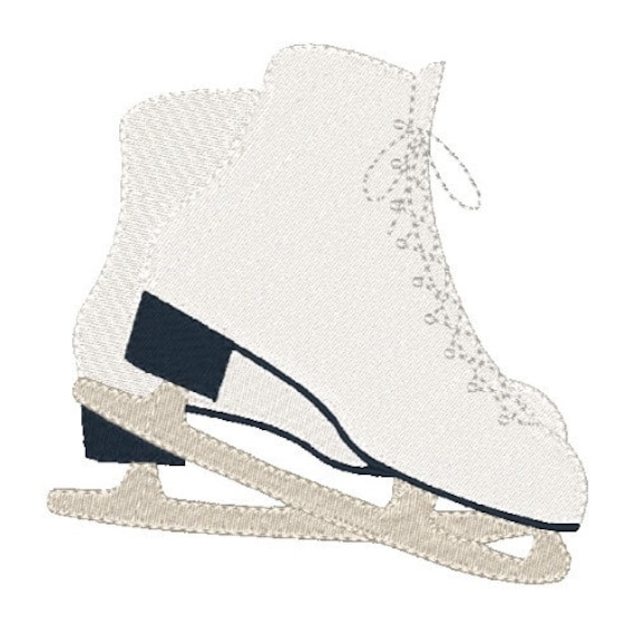 Figure Skates Machine Embroidery Design Ice Skate Embroidery