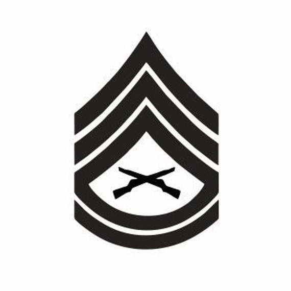 Gunnery Sergeant Marine Corps Chevron E-7: Gy Sergeant Rank