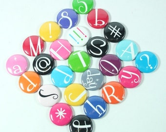 Alphabet magnets | Etsy