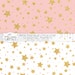 Pink and gold glitter twinkle little star digital papers