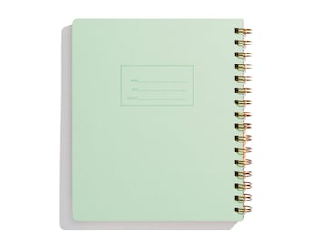 Mint green notebook | Etsy