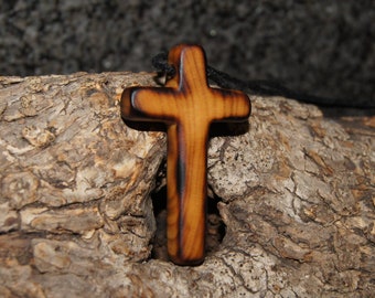 Wood burned cross | Etsy