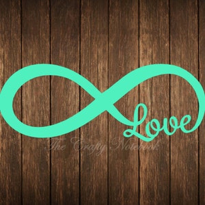 Infinity decal | Etsy