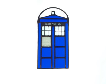 Stained glass tardis | Etsy