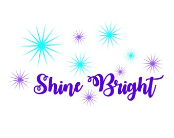 Shine bright svg | Etsy