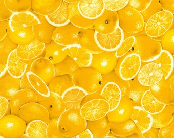 Lemon fabric | Etsy